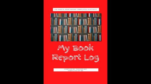 Book Report Log by Learn English Classroom | TPT