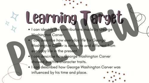 George Washington Carver 1st Grade Lesson, Reading Comprehension ...