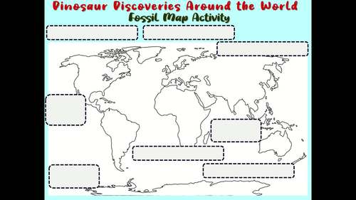 DINOSAUR BUNDLE 10-PACK (5 Dino species PLUS mapping activity, word ...