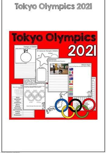 Tokyo Olympics 2020 Activities (No Prep) by Miss Rainbow Education