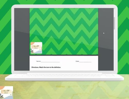 Ecology Matching Worksheets for Vocabulary Review in Science Classrooms #3