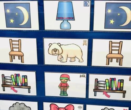 Rhyming Words Winter Christmas Rhyme Kindergarten Literacy Center Task ...