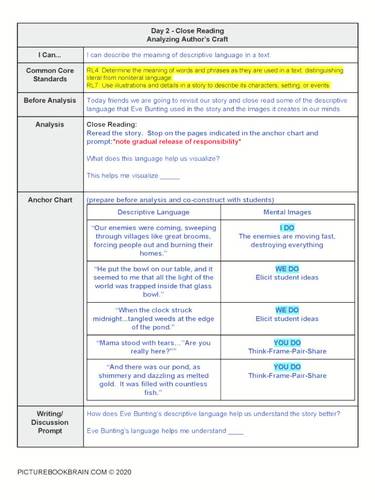 Gleam and Glow by Eve Bunting Lesson Plan and Google Activities | TpT
