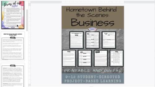 Project-Based Learning: Local Business Immersion (Printable and Digital)
