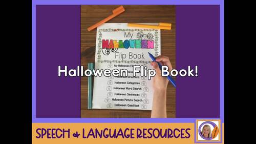 Halloween Flip Book by Katrina Bevan | TPT