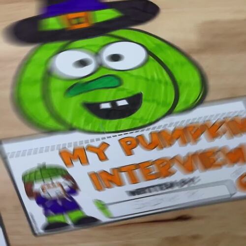 Pumpkin Art Project Build & Design A Jack O Lantern Face Cut & Paste ...