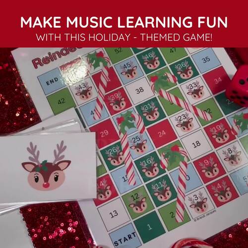 Printable Christmas Music Learning Game, Music Theory, Elementary Music ...
