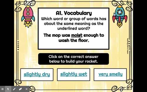 Grade 2 MyView Literacy Unit 2 Week 1 Digital Build a Rocket Assessment ...