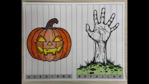 Halloween Art - Agamograph by Tired Apple | TPT