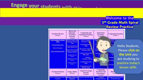 Fractions, Decimals & Percents: 5th Grade Math | EDM Games & Spiral ...