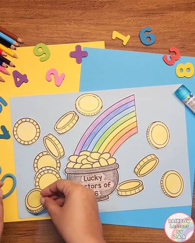 St Patricks Day Math Craft BUNDLE | Leprechaun Math Craft | Pot of Gold ...