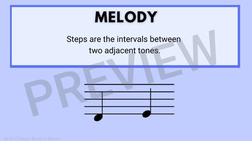 ELEMENTS OF MUSIC : MELODY a High School Music Appreciation Unit