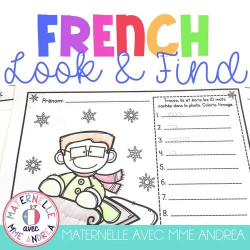 French Literacy Worksheets BUNDLE - Alphabet / Sight Words/ Decoding ...