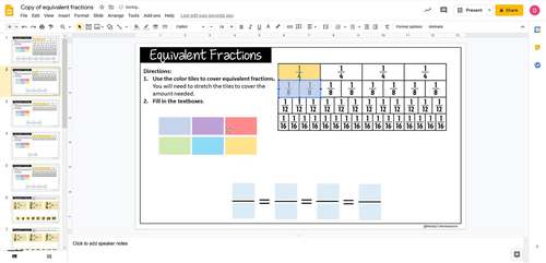 Equivalent Fractions Google Slides Interactive Activities by Hooty's ...