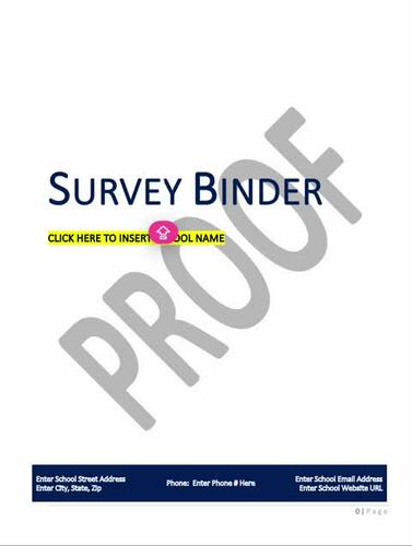 Survey Binder by Admin 4 You | TPT