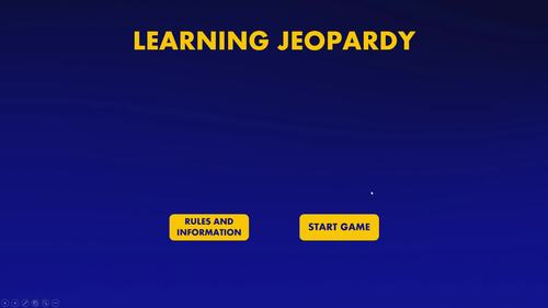 Learning Jeopardy by Doctor X | Teachers Pay Teachers