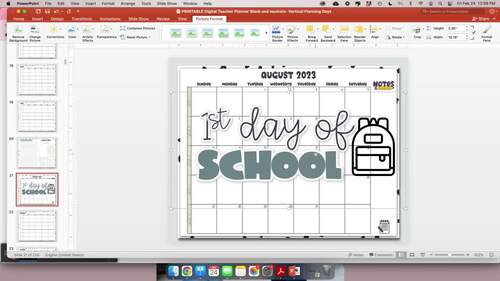 Teacher Lesson Planner & Digital Stickers | EDITABLE | Printable | 2023 ...