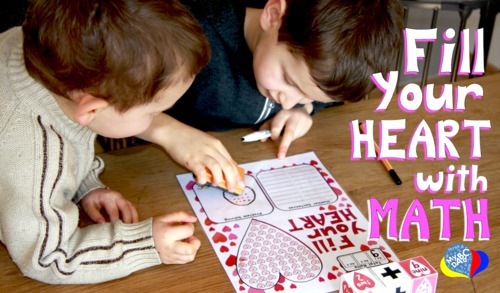 FREE Fill Your Heart Math Game VIDEO by myABCdad Learning for Kids