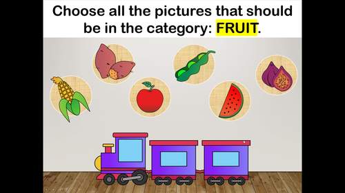 Sort Into Categories Interactive PowerPoint by Tiny Teaching Shack