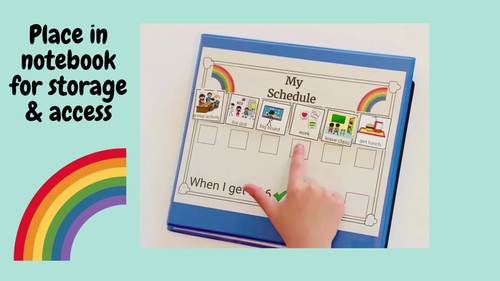 Visual Schedule Token Board by Hilgenfeld Early Childhood Autism Resources