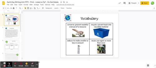 Earth Day Reading and Writing Unit BUNDLE (digital and print) | TPT