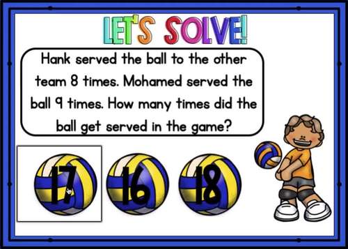 Addition Word Problems To 20 | Boom Cards™ by Keeping Up With Ms Kissell