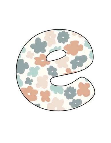 Bulletin Board Letters - Boho Flowers by Momtastic Moments | TpT