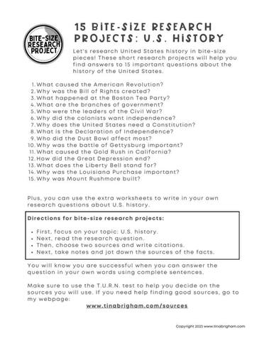 Research Skills | Mini Research Projects | Worksheets & Activities ...