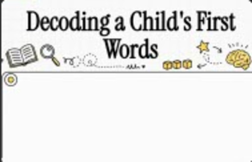 Decoding a Child's First Words by Pensakao Rimkhet | TPT