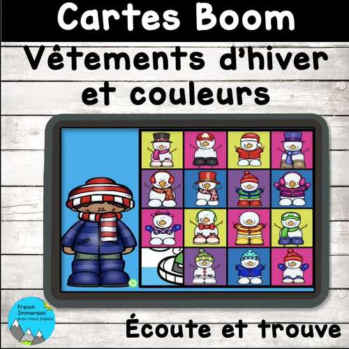 Les vêtements d'hiver et bonhommes de neige winter clothing oral ...