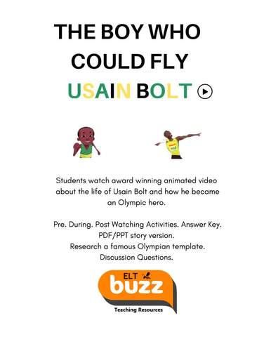 Usain Bolt. The Boy Who Learned To Fly. Research. Video. Olympics. ELA ...