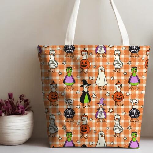 Silly Goose Seamless Digital Paper Pattern Halloween Costume Geese ...