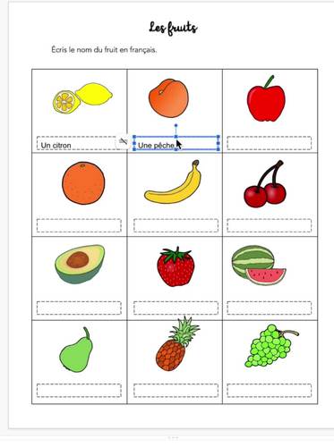 La nourriture French Food PowerPoint and Printable and Digital Activities