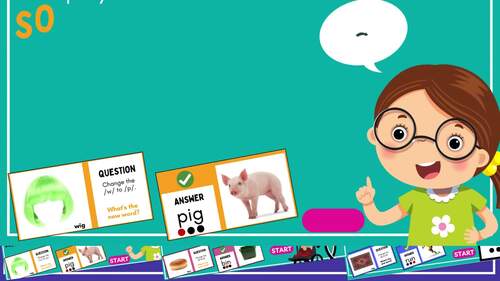 Phoneme Substitution Video BUNDLE - Beginning, Medial, Final Sounds