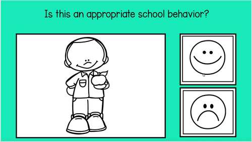 Distance Learning Task Box: Appropriate Behaviors (Interactive PDF)