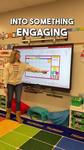 February Morning Meeting Slides for Kindergarten, Editable Daily ...