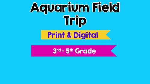 5th Grade Math Project Based Learning - Trip to the Aquarium PBL Print ...