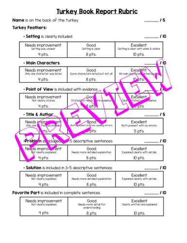 Fall Book Report | Book Report Template by Joyful 4th | TpT