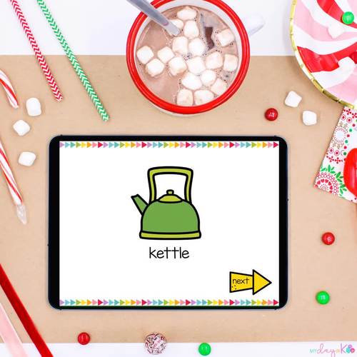 Write the Room Hot Chocolate Words | Google Slides by My Day in K