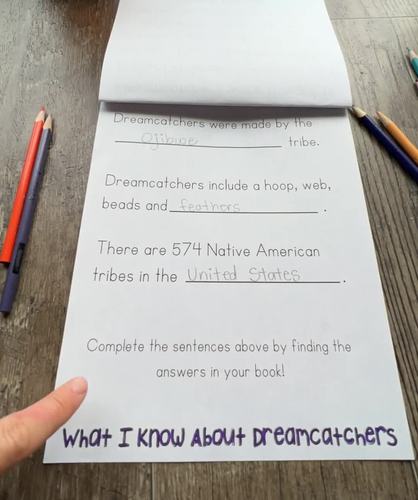 Native American Dreamcatcher Craft and Flipbook Bundle by Our Mindful ...