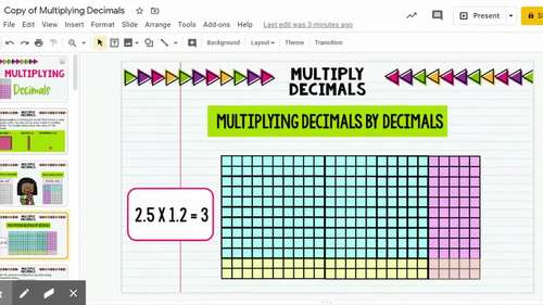 Multiplying Decimals for Google Classroom by Loving Math | TPT
