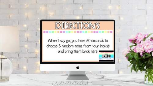 DISTANCE LEARNING GAMES | Three Random Things SPRING Edition | DIGITAL GAME