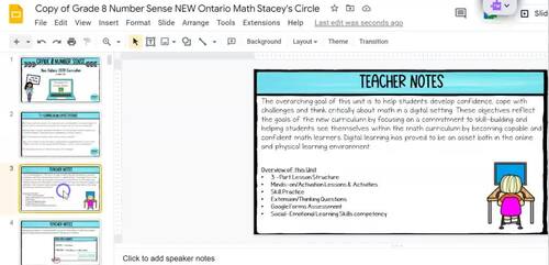 Grade 8 Ontario Math Full Year Digital Slides Worksheets and ...