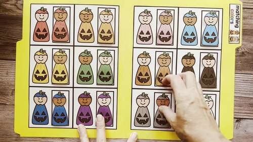 October/ Halloween File Folders - Preschool, Kindergarten, Special ...