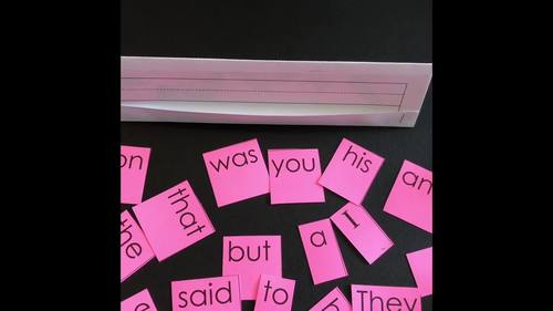 Sight Word Sentence Building Game by Jacque Jones | TpT