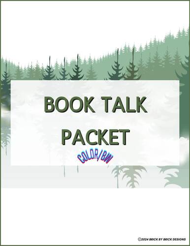 HATCHET GALLERY WALK & BOOK TALK PACKET-MIDDLE SCHOOL by Brick by Brick ...