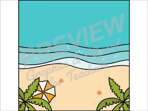 Summer Holiday Clip Art Set {Graphics & Clipart for Teachers} | TPT