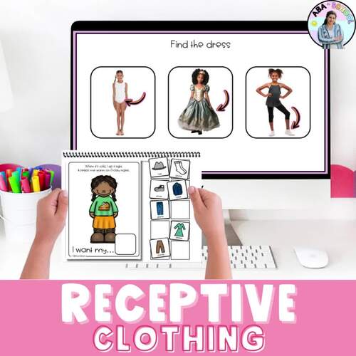 Receptive Identification CLOTHING Vocabulary Activity - ABLLS ...