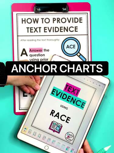 Text Evidence Reading Passages | Citing Evidence with RACE Strategy ...