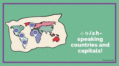 Spanish speaking countries and capitals BUNDLE of practice and review ...